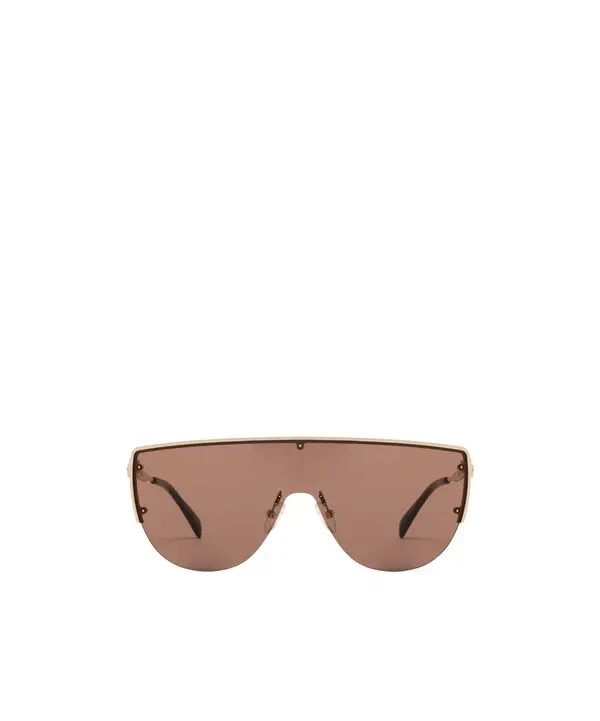 Alexander McQueen Shiny Eyewear - Brown