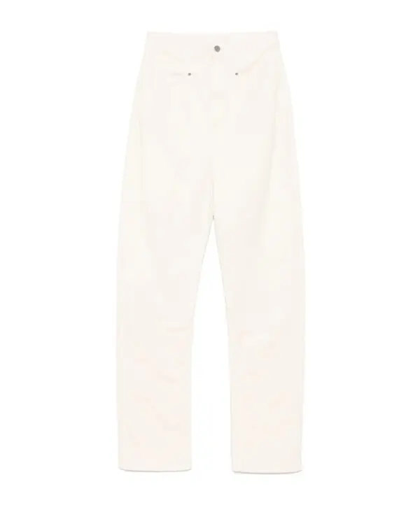LEMAIRE Drop-crotch Straight-leg Jeans - White