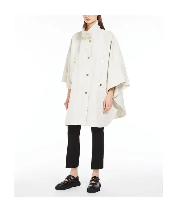 Max Mara Monogrammed Button-up Coat