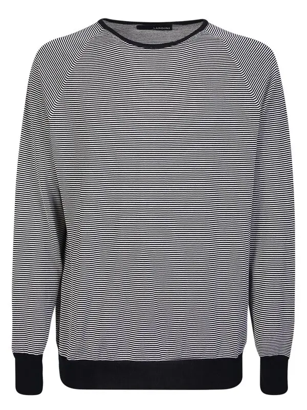 LARDINI Horizontal Stripe Long Sleeve Jumper