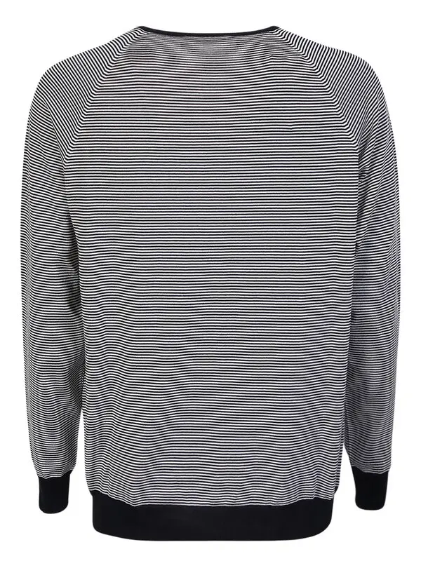 LARDINI Horizontal Stripe Long Sleeve Jumper