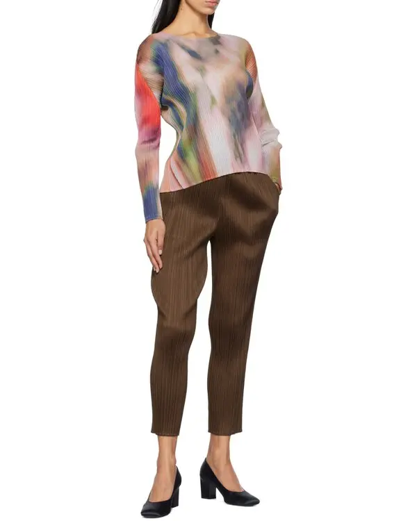 Issey Miyake Brown Basics Trousers