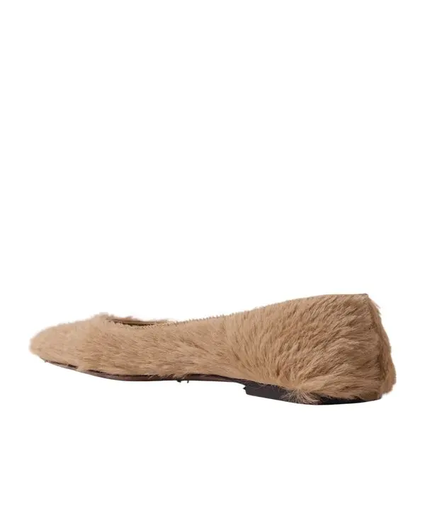 THE ROW Square Toe Ballet Flats