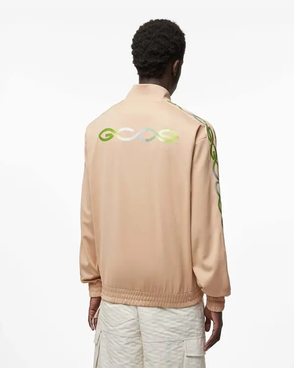 Gcds Zipped Sweatshirt - Nude