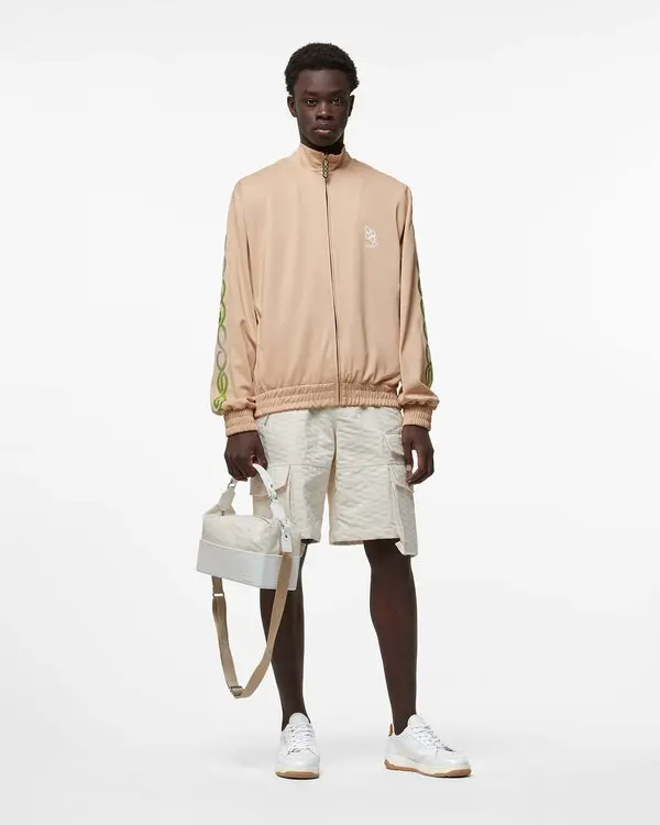 Gcds Zipped Sweatshirt - Nude