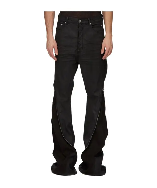 Rick Owens Bolan Banana Stretch Denim Jeans - Black