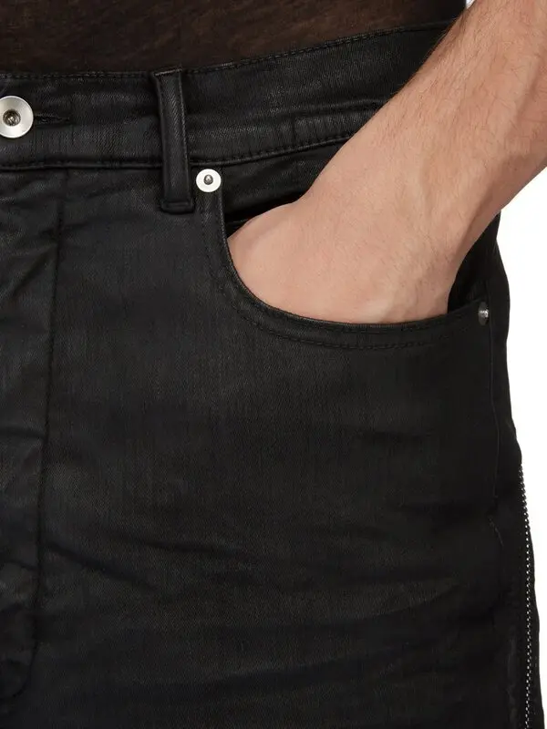 Rick Owens Bolan Banana Stretch Denim Jeans - Black
