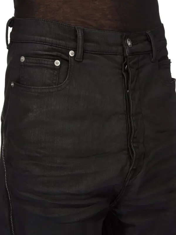 Rick Owens Bolan Banana Stretch Denim Jeans - Black