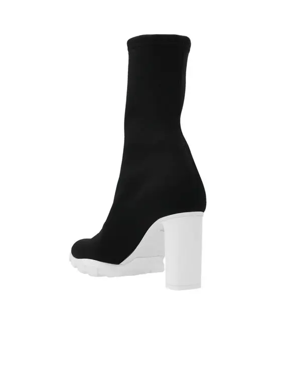 Alexander McQueen Scuba Front Zip Ankle Boots