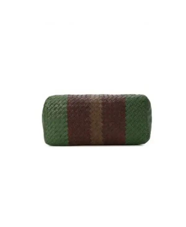 Bottega Veneta Woven Leather Handbag With Shoulder Strap