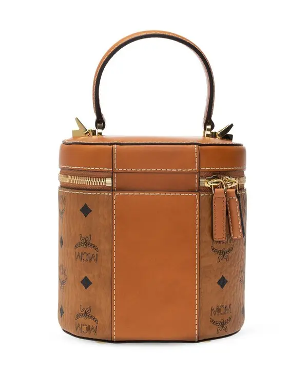 Mcm Cylinder Bucket Bag