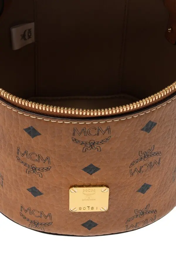 Mcm Cylinder Bucket Bag