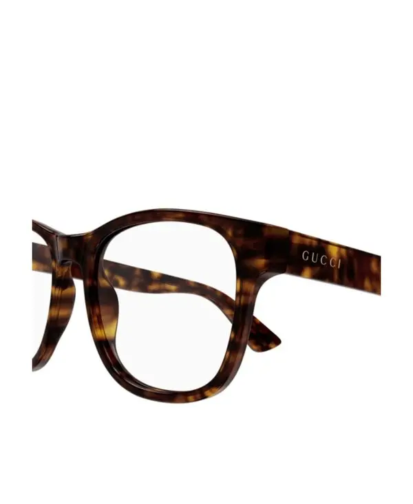 Gucci Square Frame Eyeglasses - Brown