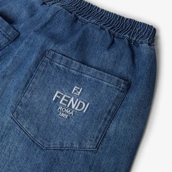 Fendi Jeans With Ff Logo Detail