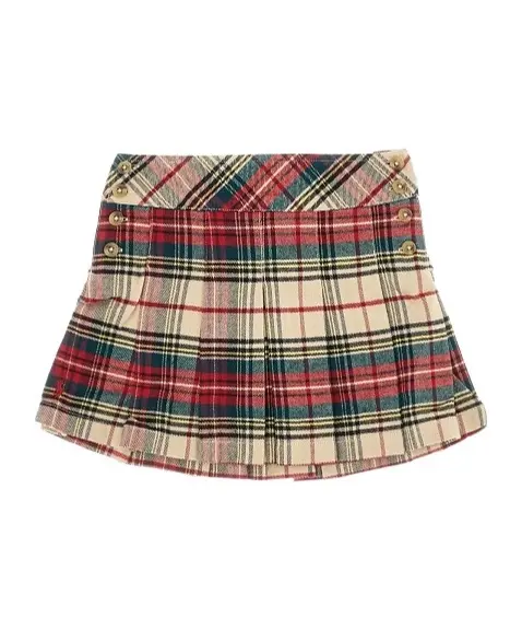 Ralph Lauren Plaid Pleated Skirt