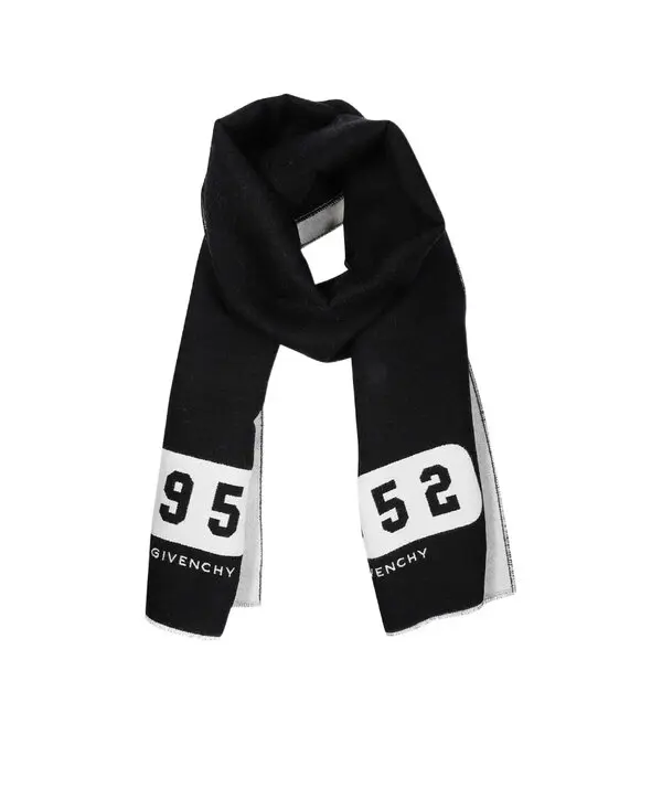 Givenchy Logo Scarf - Black