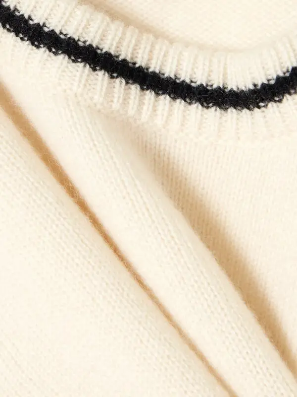 FRAME Pointelle-knit T-shirt With Puff Sleeves