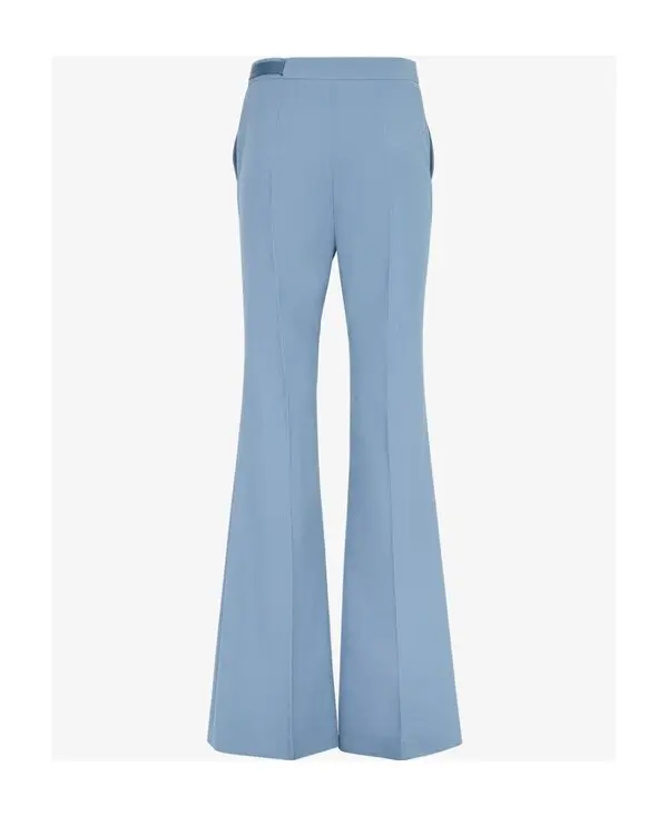 Fendi Wool Gabardine Trousers - Blue