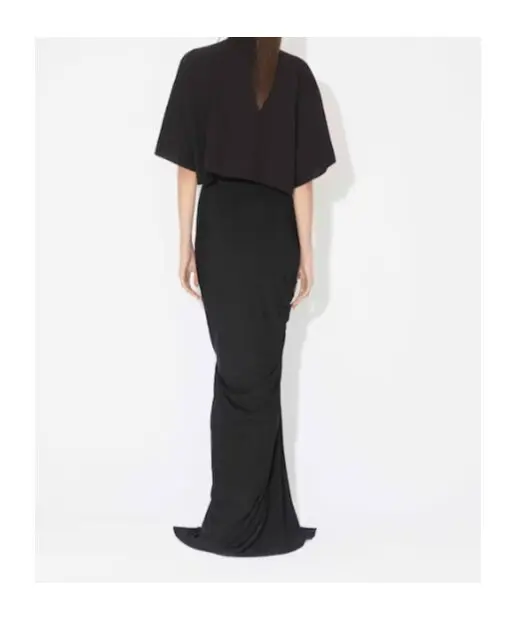 Alaïa Soft Jersey Draped Skirt