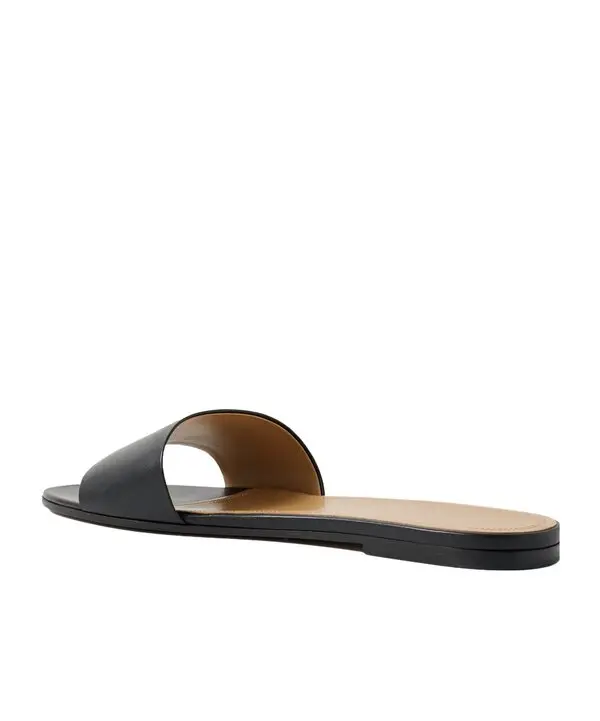 THE ROW Round Toe Slip-on Sandals