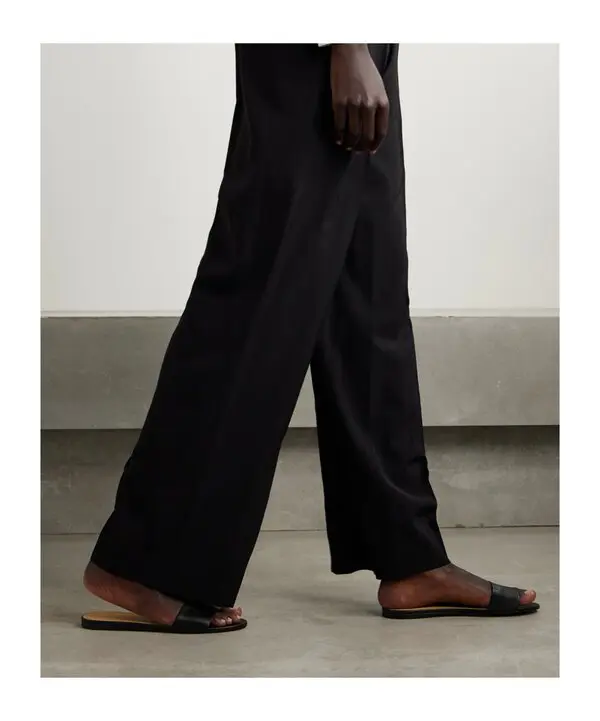 THE ROW Round Toe Slip-on Sandals