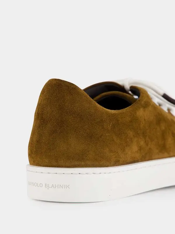 Manolo Blahnik Lace-up Low-top Sneakers