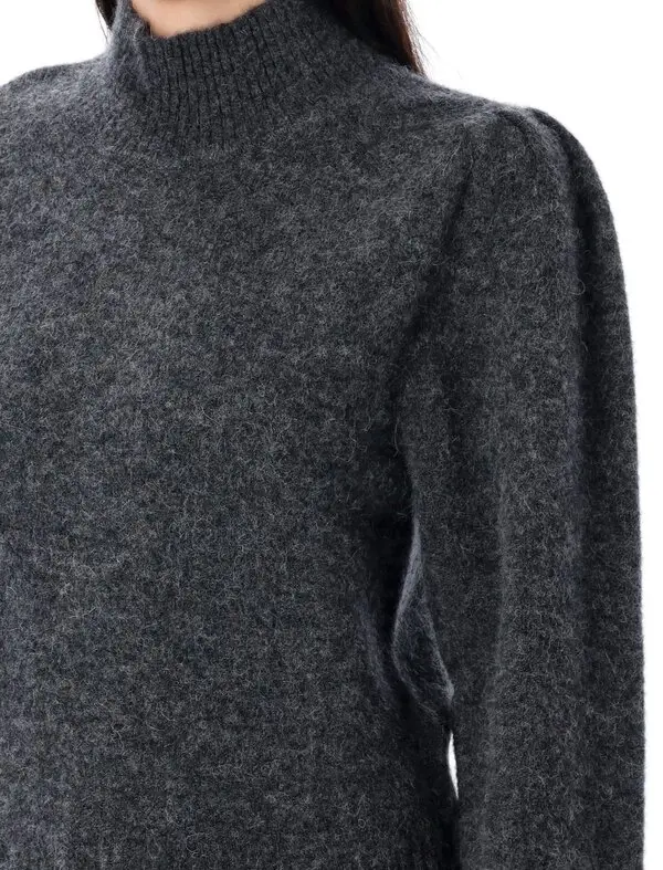 Isabel Marant Étoile Turtleneck Puff-sleeve Sweater