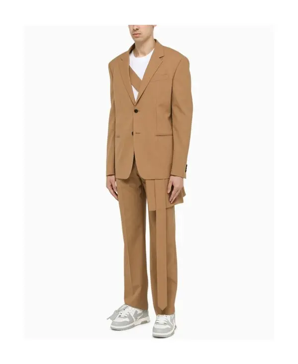 Off-White Apron-detail Tailored Trousers