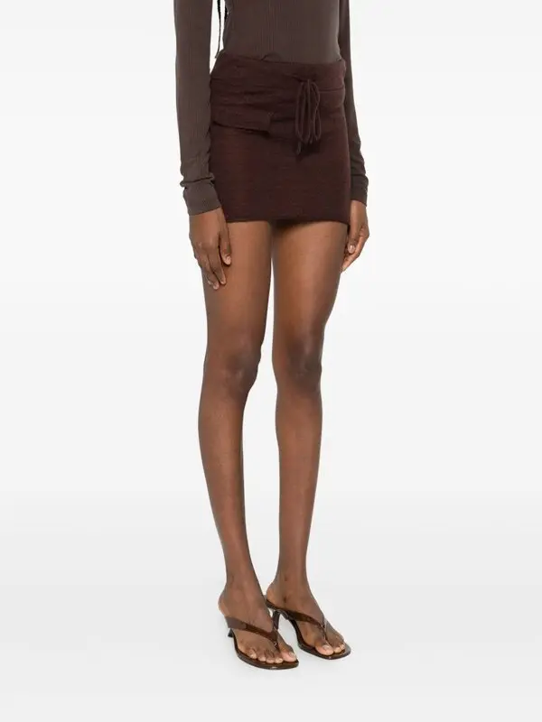AYA MUSE Ribbon-wrapped Waist Skirt
