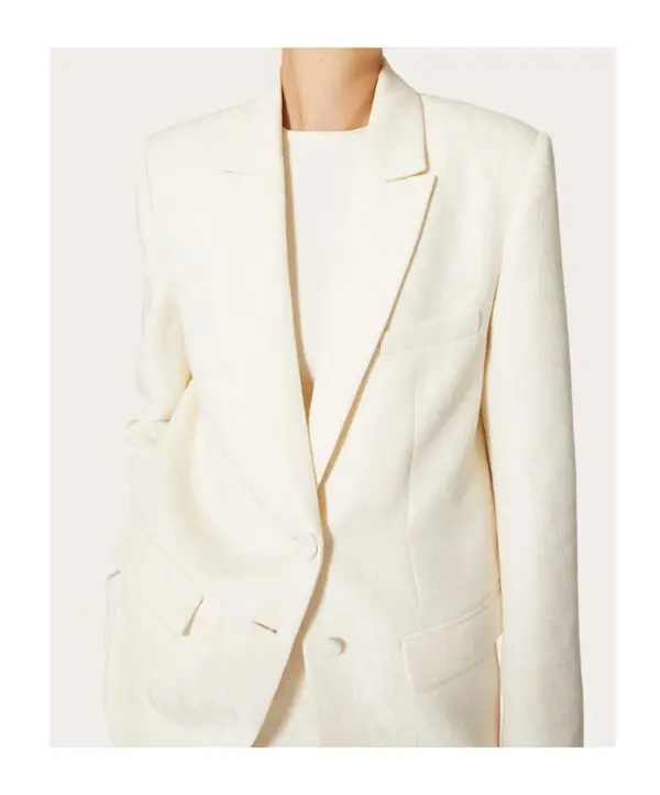 Valentino Garavani Toile Iconographe Blazer - Ivory