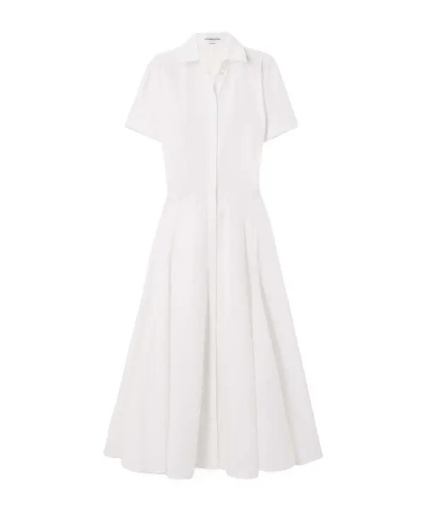 Victoria Beckham Paneled Shirt Dress - White