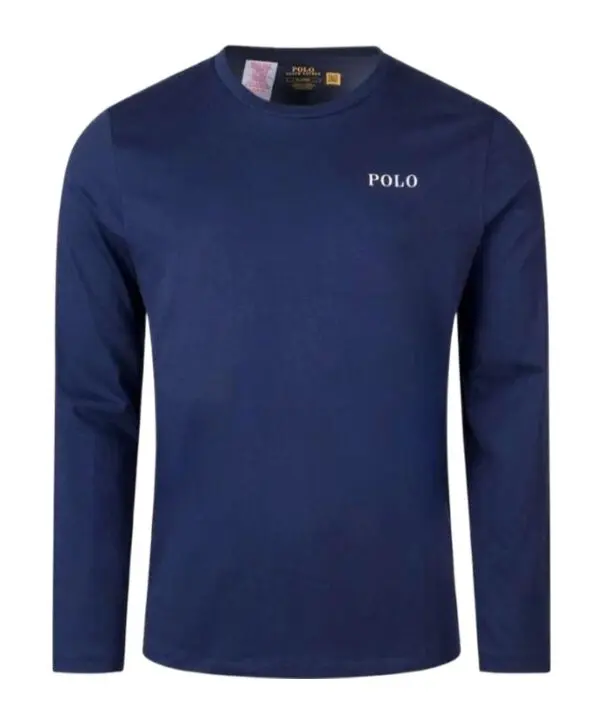 Polo Ralph Lauren Long Sleeve Crewneck T-shirt With Chest Logo