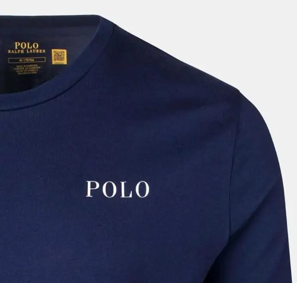 Polo Ralph Lauren Long Sleeve Crewneck T-shirt With Chest Logo