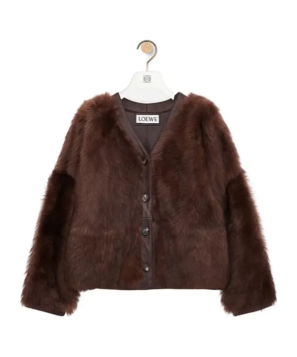 Loewe Shearling Cardigan