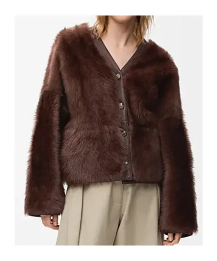 Loewe Shearling Cardigan
