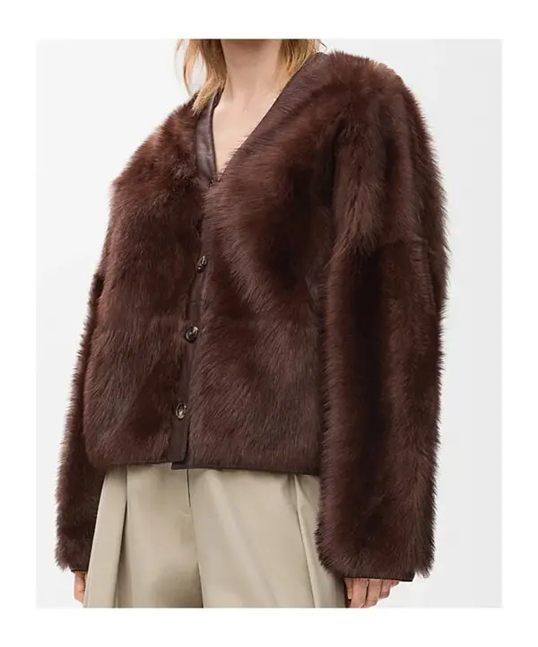 Loewe Shearling Cardigan