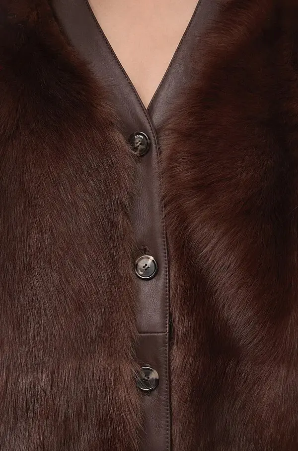 Loewe Shearling Cardigan
