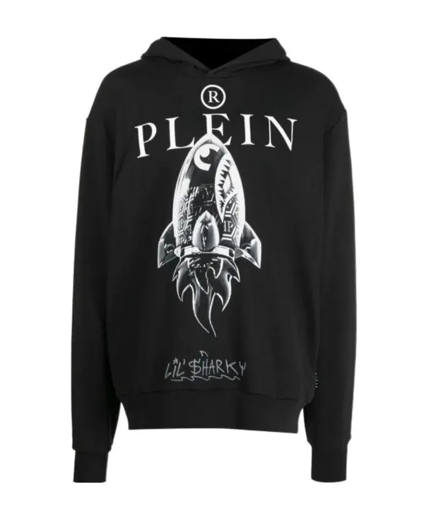 Philipp Plein Monsters Pattern Printed Hoodie