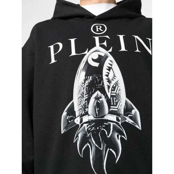 Philipp Plein Monsters Pattern Printed Hoodie