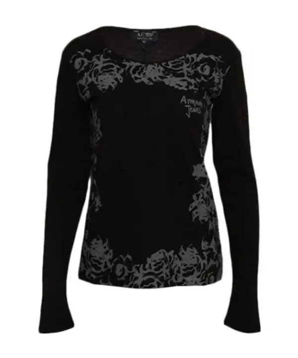 Emporio Armani Printed Long Sleeve T-shirt