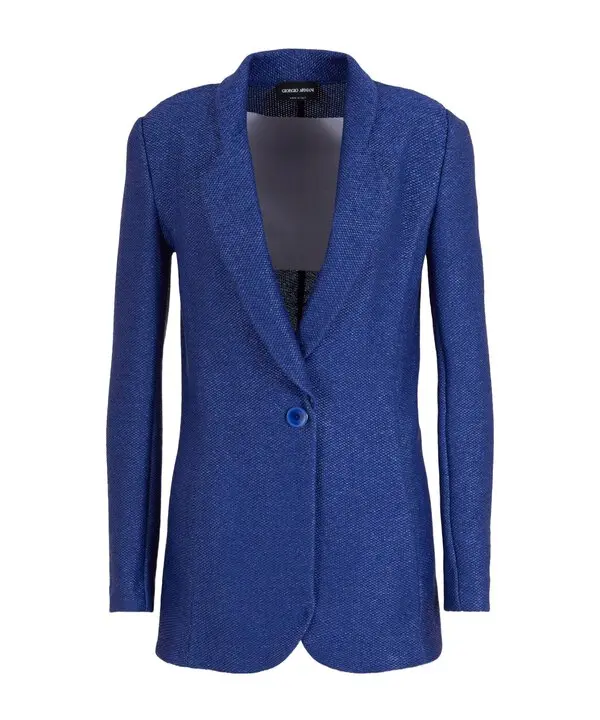 Giorgio Armani Woven Jacquard Blazer