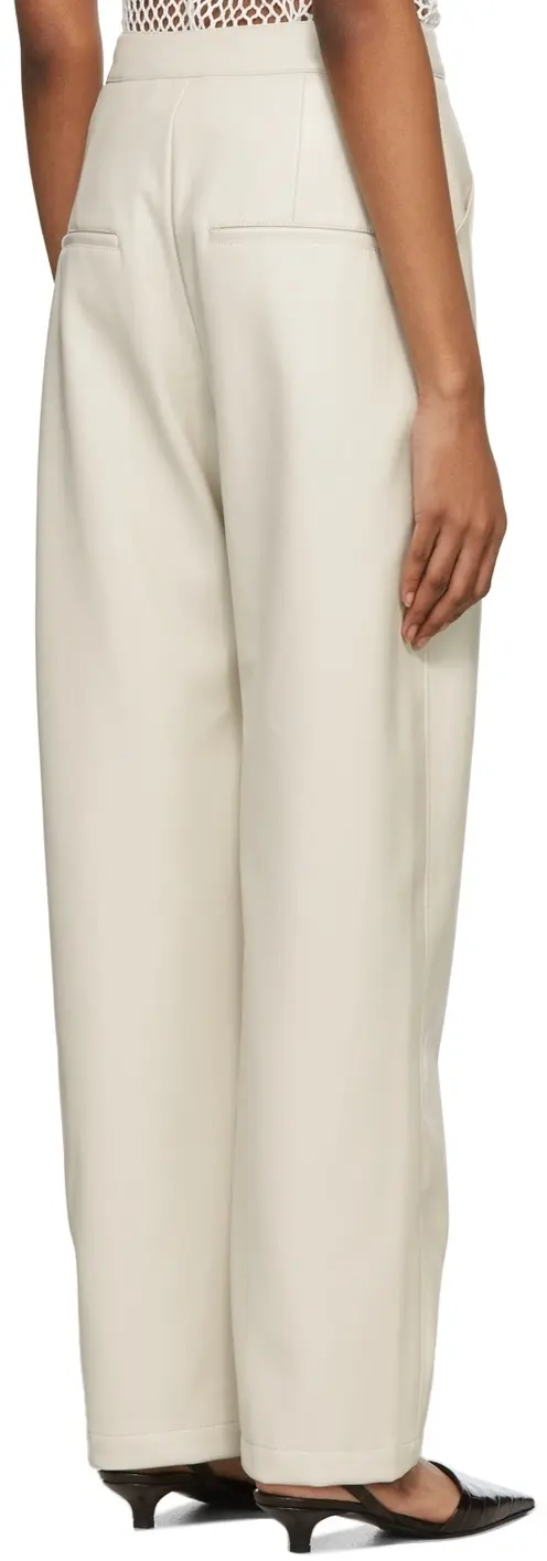 DEVEAUX Logo High-rise Casual Pants