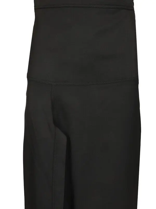 LEMAIRE Slited Straight Hem Midi Skirt