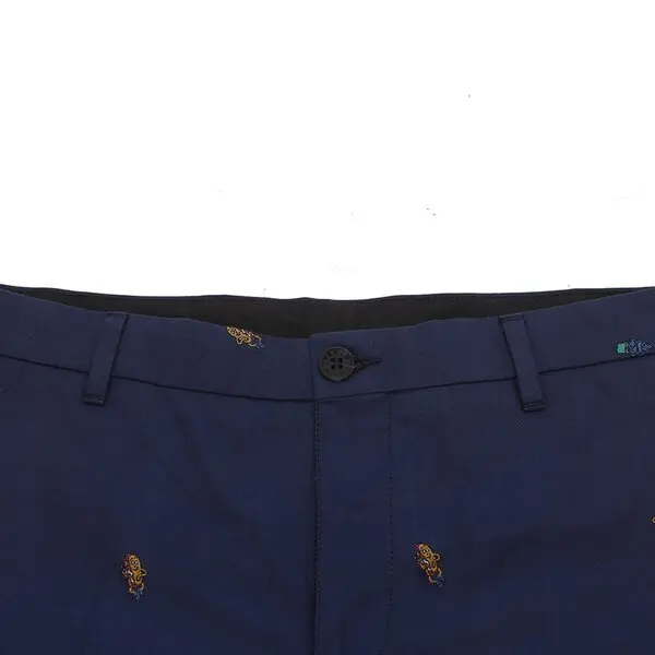 Kenzo Embroidered Mid-rise Shorts
