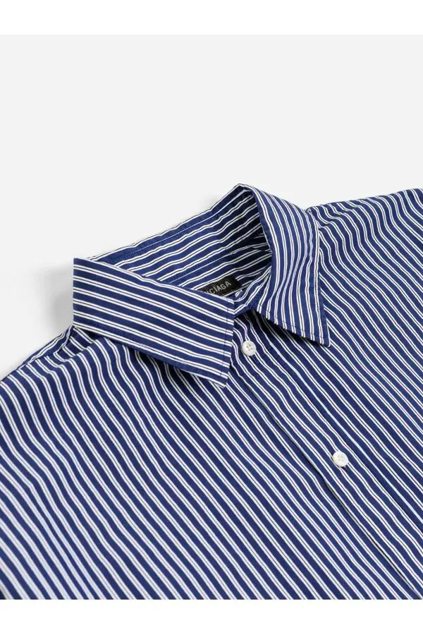 Balenciaga Button-up Striped Shirt