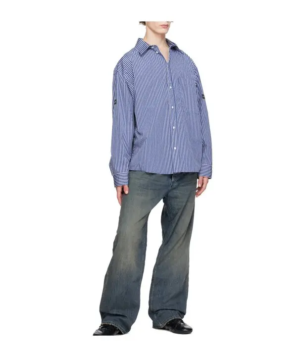Balenciaga Button-up Striped Shirt