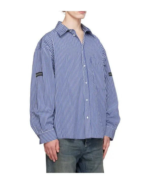 Balenciaga Button-up Striped Shirt