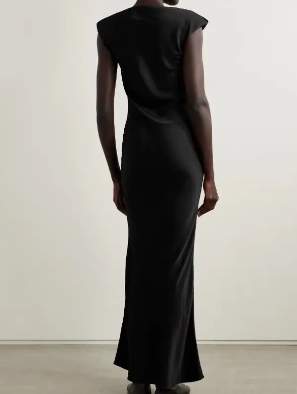 THE ROW Tefra V-neck Midi Dress