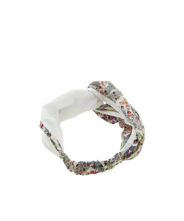 Etro Pattern Hair Band - White