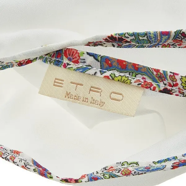Etro Pattern Hair Band - White